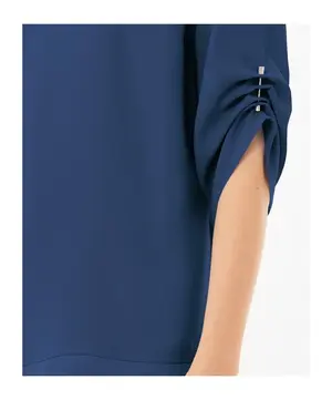 Liu Jo Crepe Mini Skirt With Keyhole Detail