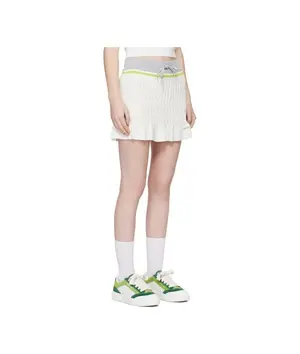 Casablanca Embroidered Logo Drawstring Skirt