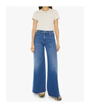 MOTHER Ultra-wide Leg Jeans - Punch Buggy