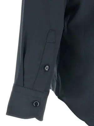 Brioni Military Patch-pocket Shirt - Blue