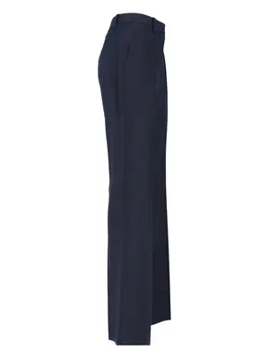 Max Mara Carbone Pleated Trousers - Black
