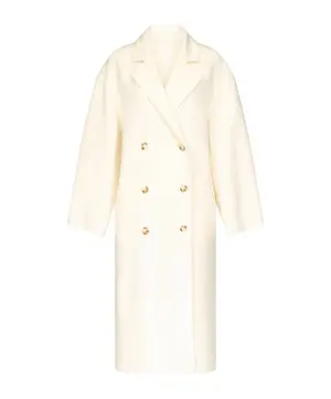 Loulou De Saison Borneo Long Double-breasted Coat - Ivory