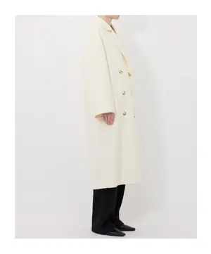 Loulou De Saison Borneo Long Double-breasted Coat - Ivory