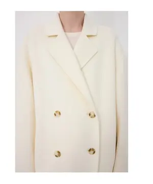 Loulou De Saison Borneo Long Double-breasted Coat - Ivory