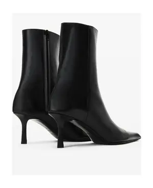 Alexander Wang Viola 77mm Pointed Toe Zip Up Leather Boots
