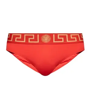 Versace Greca Waistband Swim Briefs - No