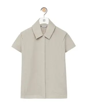 Loewe Boxy Shirt In Linen