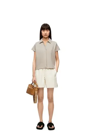 Loewe Boxy Shirt In Linen