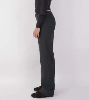 Paloma Wool Pleated Zipper Casual Trousers
