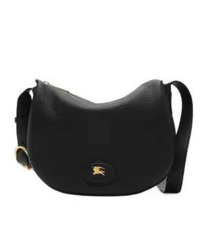 Burberry Foldover Shoulder Bag - Black
