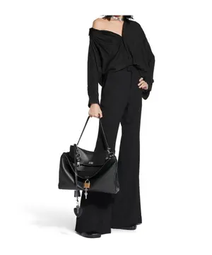 Balenciaga Automobili Lamborghini Rodeo Handbag Large - Black