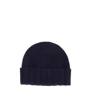 DRUMOHR Drumohr Ribbed Beanie Hat Black