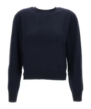 LISA YANG Greer Crewneck Knitted Sweater - Black