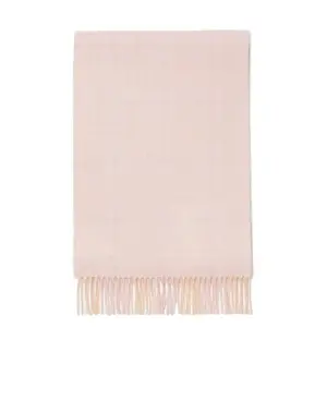 Burberry Logo-patch Fringed-edge Reversible Scarf