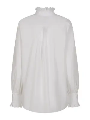 Valentino Garavani Ruffled High-neck Button-up Shirt