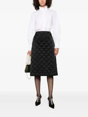 Valentino Garavani Ruffled High-neck Button-up Shirt