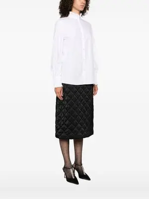 Valentino Garavani Ruffled High-neck Button-up Shirt