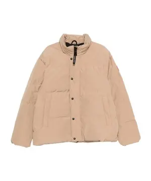 Canada Goose Bayview Logo Patch Down Jacket - Nude