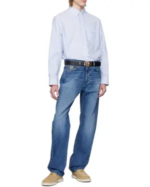 Versace Medusa Head Jeans - Blue
