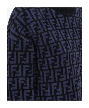 Fendi Ff Velvet Jumper