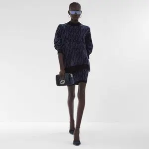 Fendi Ff Velvet Jumper