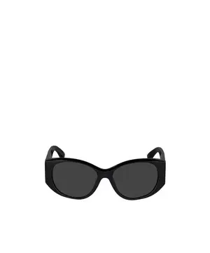 Balenciaga Nano Round-frame Sunglasses - Black