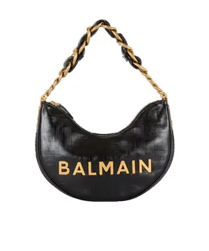 Balmain 1945 Soft Moon Shoulder Bag