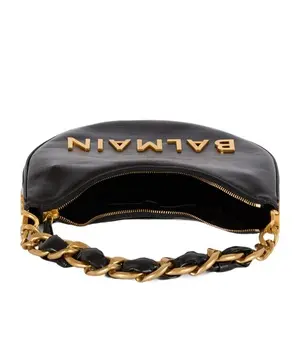 Balmain 1945 Soft Moon Shoulder Bag