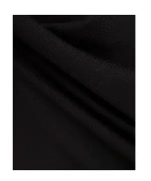 Fedeli Long-sleeved Crewneck Sweater - Black