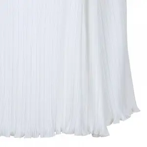 LANVIN Pleated Blouse With Gathered Neckline And Ruffled Hem - White