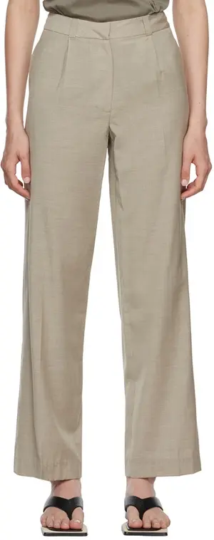 LOW CLASSIC Logo Straight Casual Pants