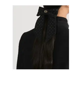 Dior Large Twist Bow Barrette