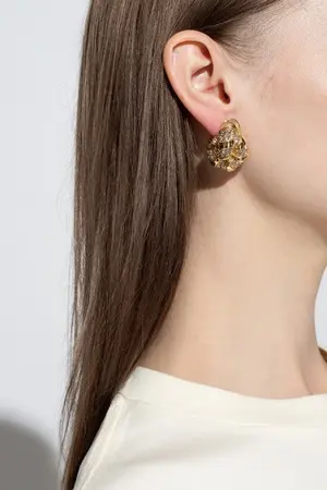 LANVIN Embellished Knot Detail Earrings - Multicolor