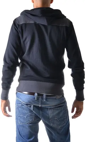 Emporio Armani Dark Blue Logo Casual Jacket