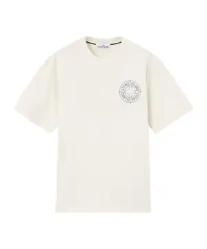 Stone Island Logo Back Print T-shirt - Ivory