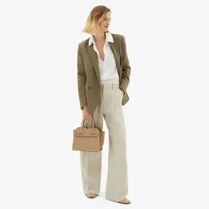 VALEXTRA Milano Mini Top Handle Bag - Brown