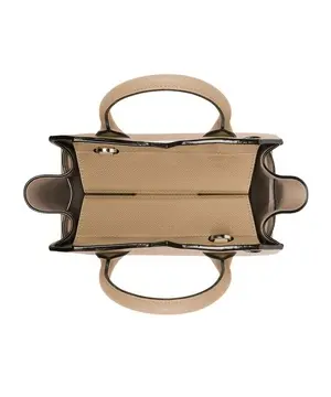 VALEXTRA Milano Mini Top Handle Bag - Brown