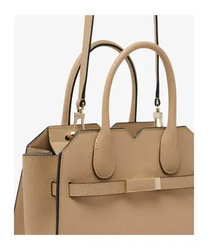 VALEXTRA Milano Mini Top Handle Bag - Brown