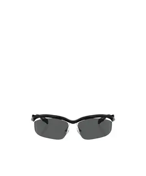 Prada Cat Eye Logo Sunglasses - Gray