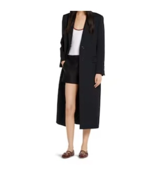 Gucci Long Collared Button-up Coat