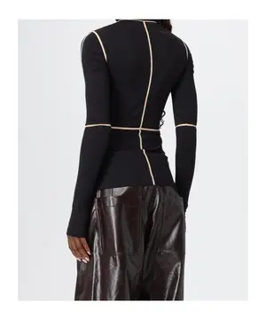 MAISON MARGIELA High Neck Jumper With Contrast Stitching
