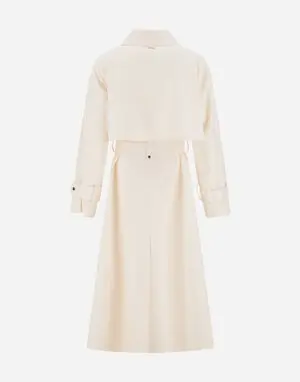 Herno Belted Trench Coat - Ivory