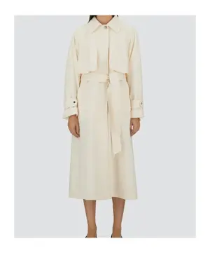 Herno Belted Trench Coat - Ivory