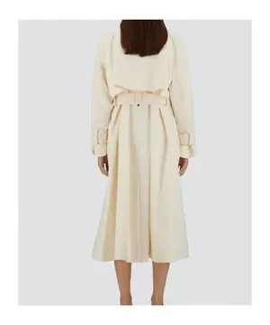 Herno Belted Trench Coat - Ivory