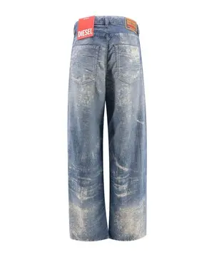 DIESEL® 1996 D-sire-fsf Wide Leg Distressed Jeans - Gray