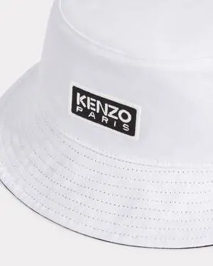 Kenzo Reversible Cotton Bucket Hat With Logo
