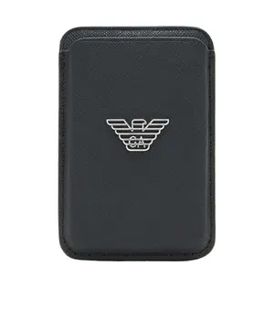 Emporio Armani Logo-plaque Phone Case - Black