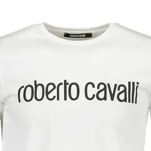 Roberto Cavalli Round-necked Logo T-shirt