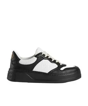 Gucci Gg Embossed Lace-up Sneakers