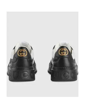 Gucci Gg Embossed Lace-up Sneakers